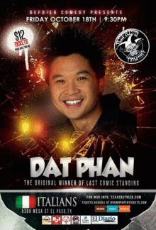 Refried Comedy Presents: Dat Phan at Italian's Restaurant